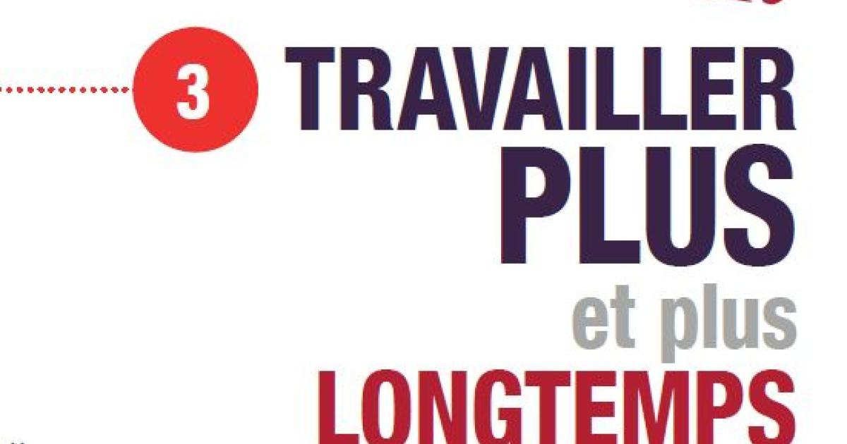 Travailler plus et plus longtemps | Fondation IFRAP